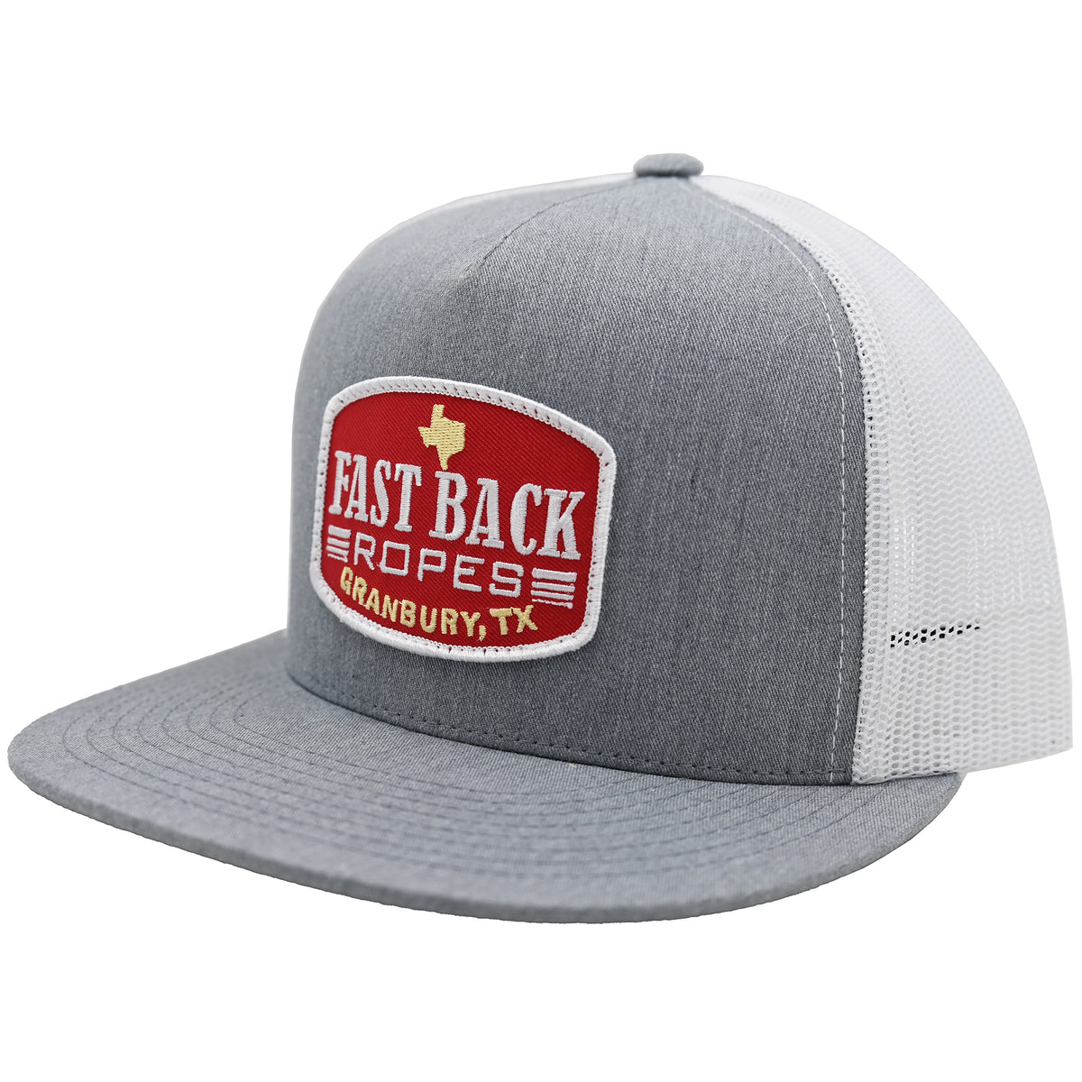 Fastback Ropes Heather Grey and White Mesh Cap