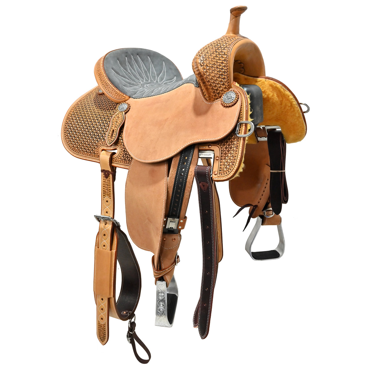 SOLD! New! 14.5" Martin Stingray Barrel Racing Saddle