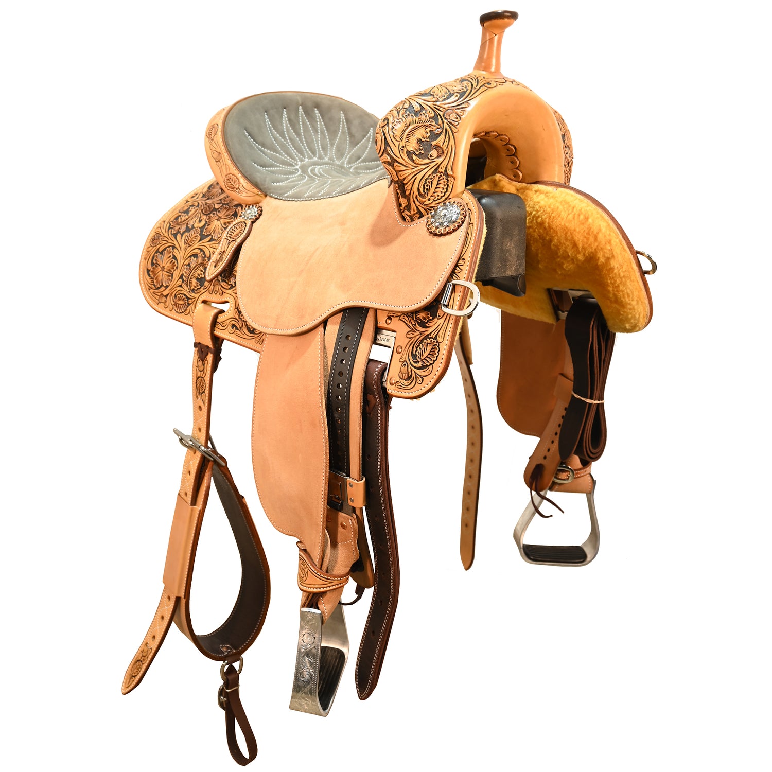 New! 15" Martin Stingray Barrel Racing Saddle