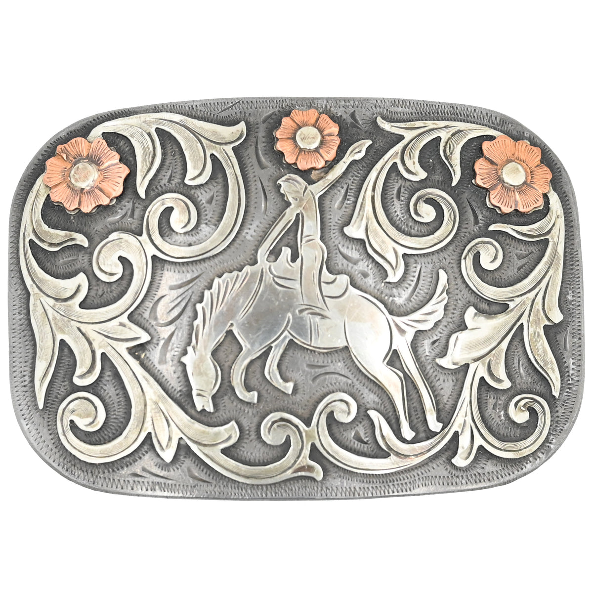 Cowperson Tack 1 1/2" Bronc Single Piece Belt Buckle