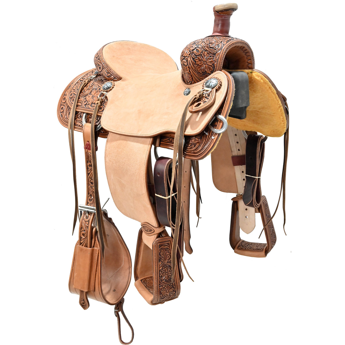 SOLD! New! 15" Smart Horse Team Roping Saddle