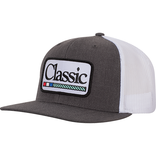 Classic Ropes Charcoal Mesh Cap with Logo Patch