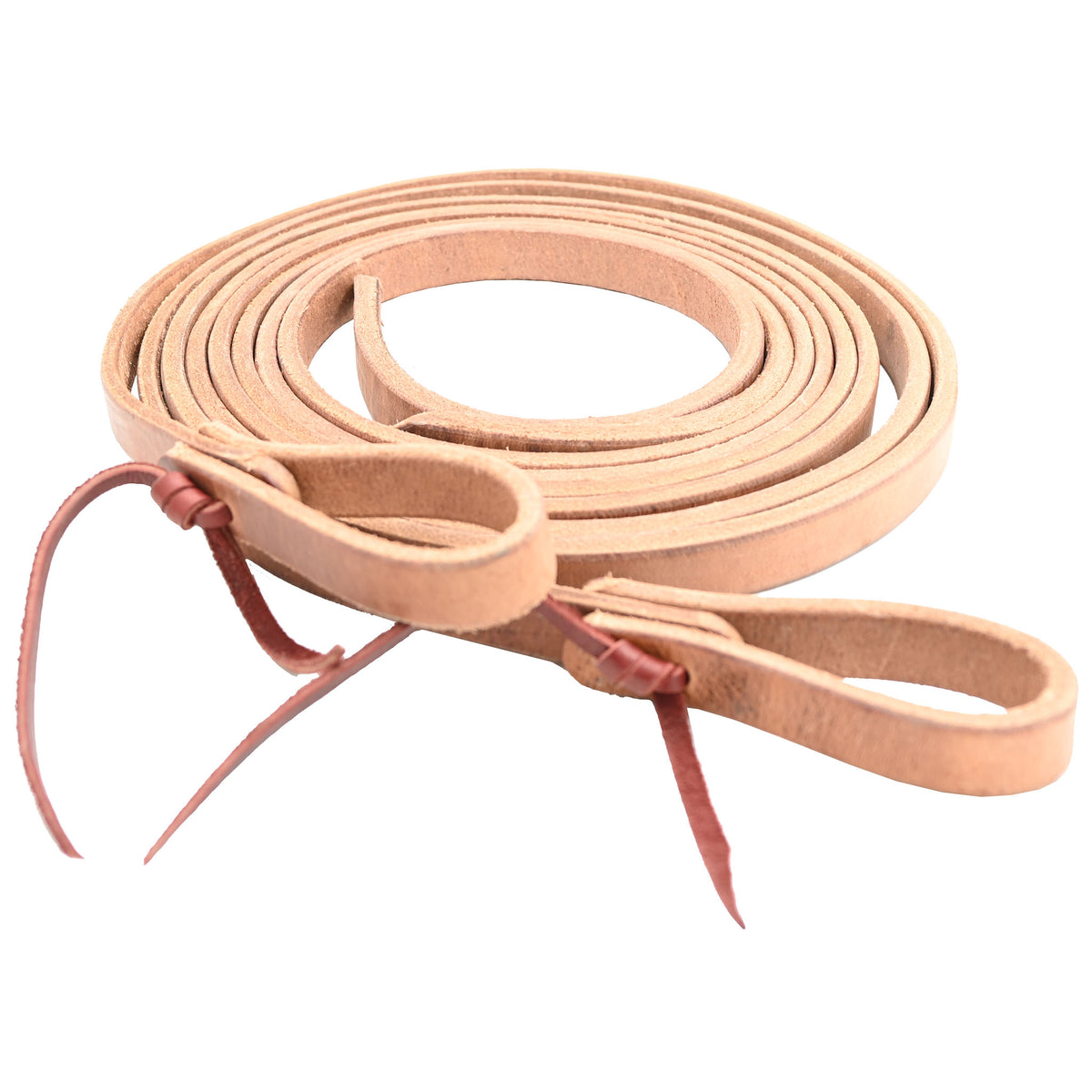Coolhorse Leather 3/4" Heavy Harness Leather Split Rein- Handmade in A