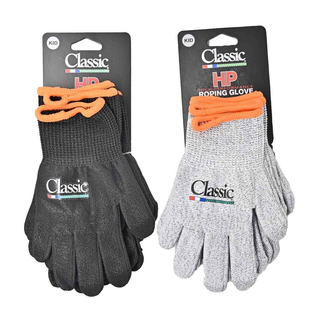 Classic Rope HP Roping Glove- Kids, 6 Pack