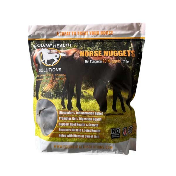 Equine Hemp Solutions Horse Hemp Nugget Treats- 90ct