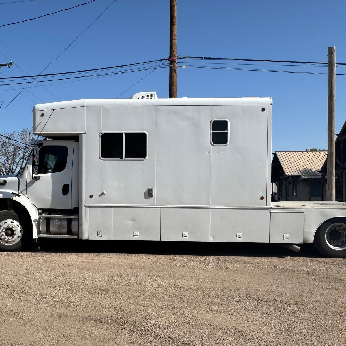 AVAILABLE SOON! 2004 Freightliner M2 Step Deck with 13' LQ and 7'6" Be