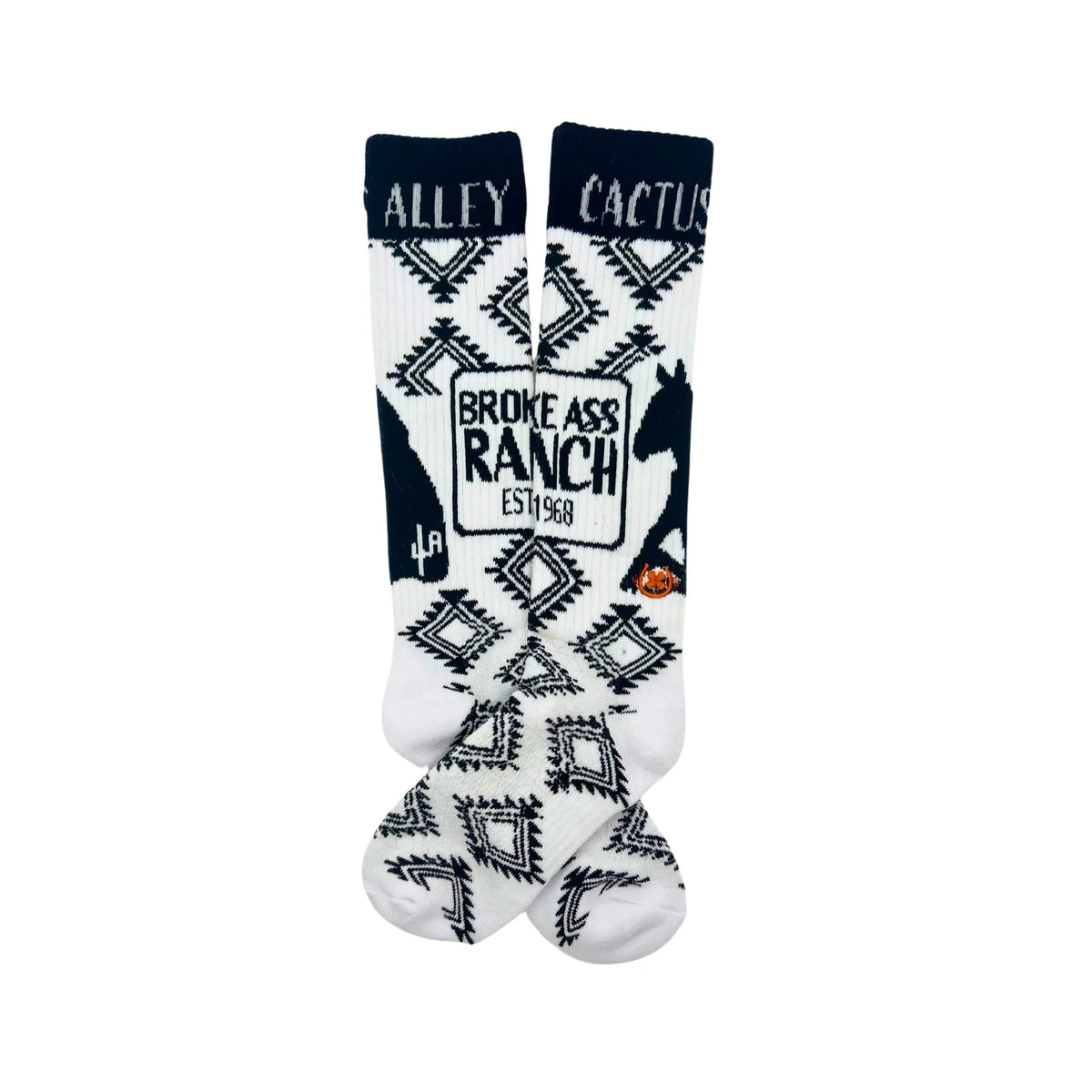 Lucky Chuck/Cactus Alley Broke Ass Ranch Western Performance Socks