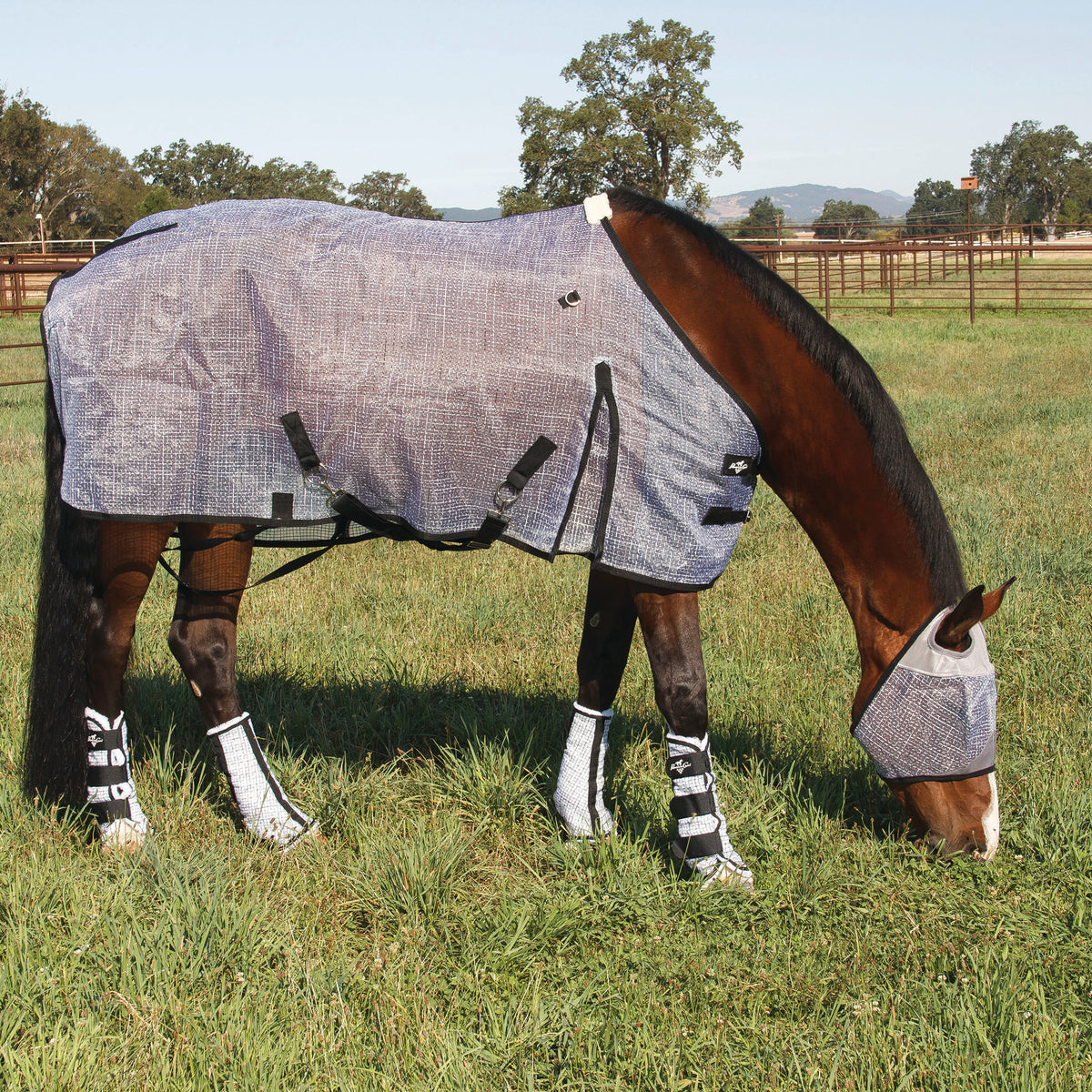 Professional's Choice Fly Sheet- Grey/Black