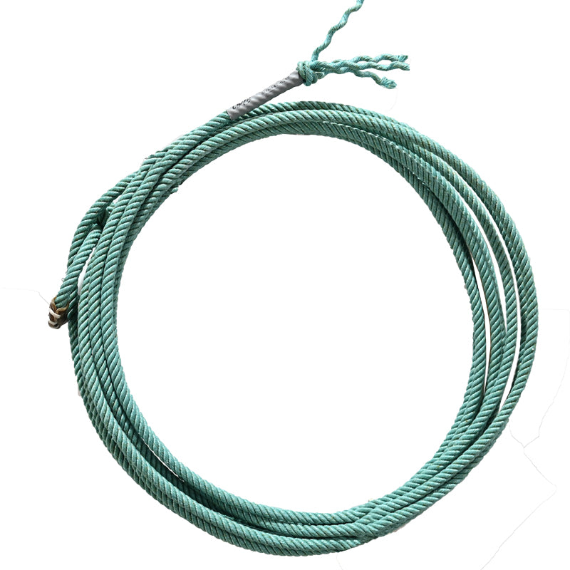Cowboy Cordage Synco Chaos 4 Strand Treated Poly Calf Rope- Aqua