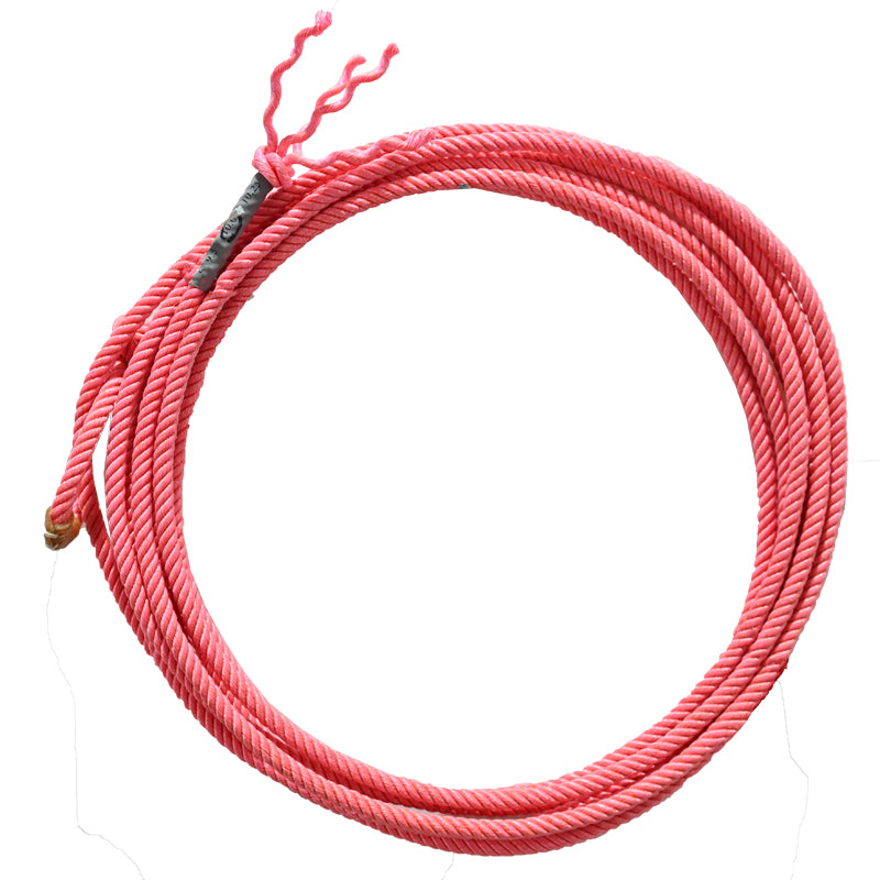 Cowboy Cordage Synco Chaos 4 Strand Treated Poly Calf Rope- Pink