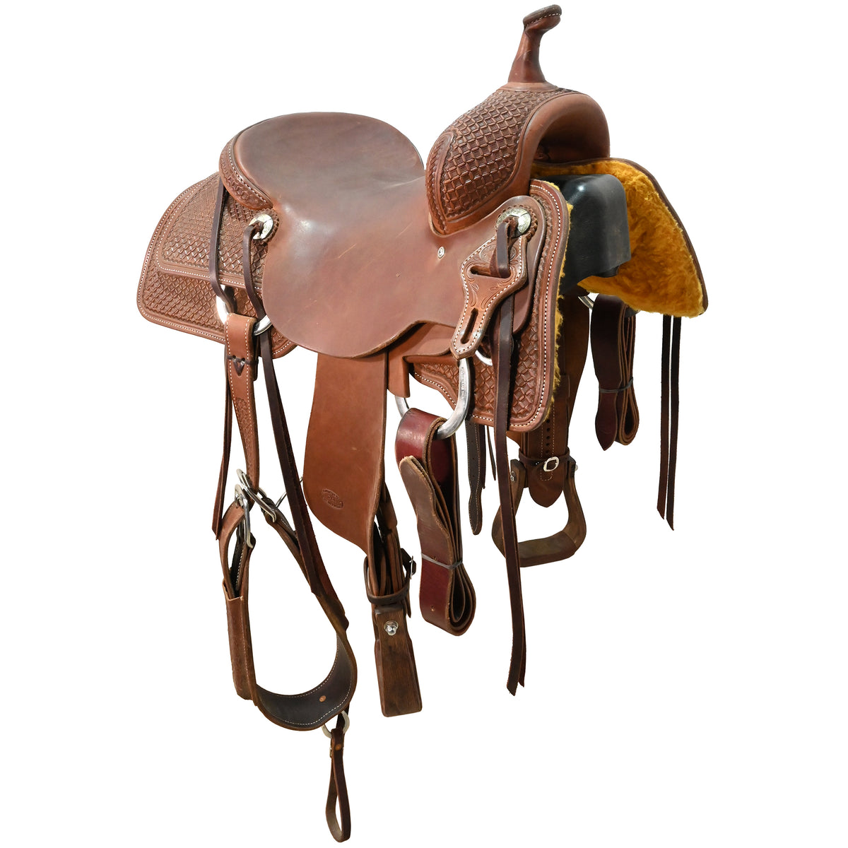 Used 16" South Texas Tack Cutting Saddle