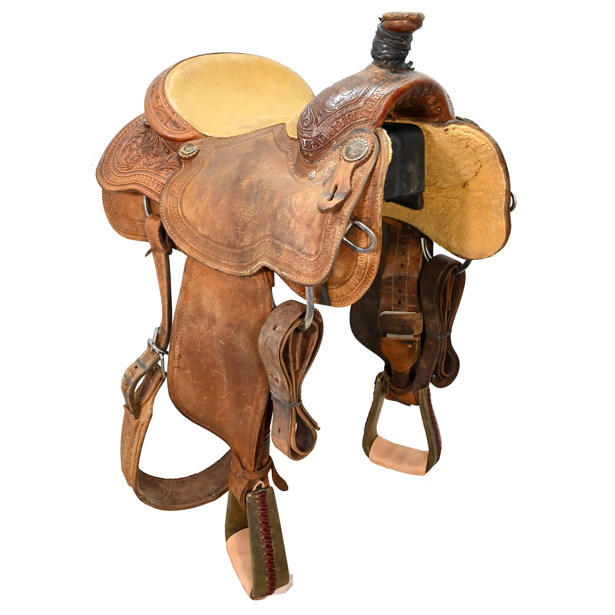 SOLD! Used 15" Cactus Speed Williams Team Roping Saddle