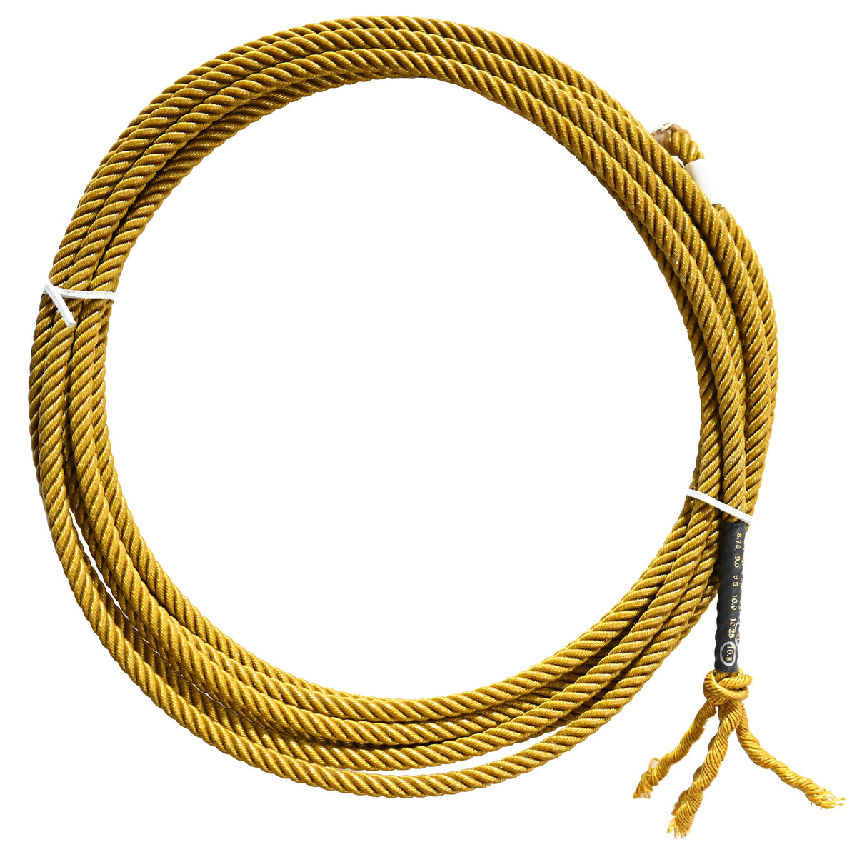 Cowboy Cordage 4-Strand Gold Uoza Black Label Calf Rope