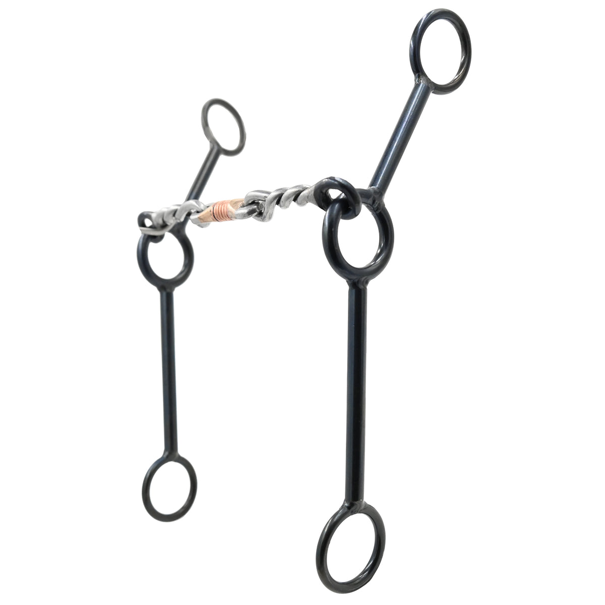 Dutton Bits Twisted Wire Dog Bone Long Shank Gag Bit