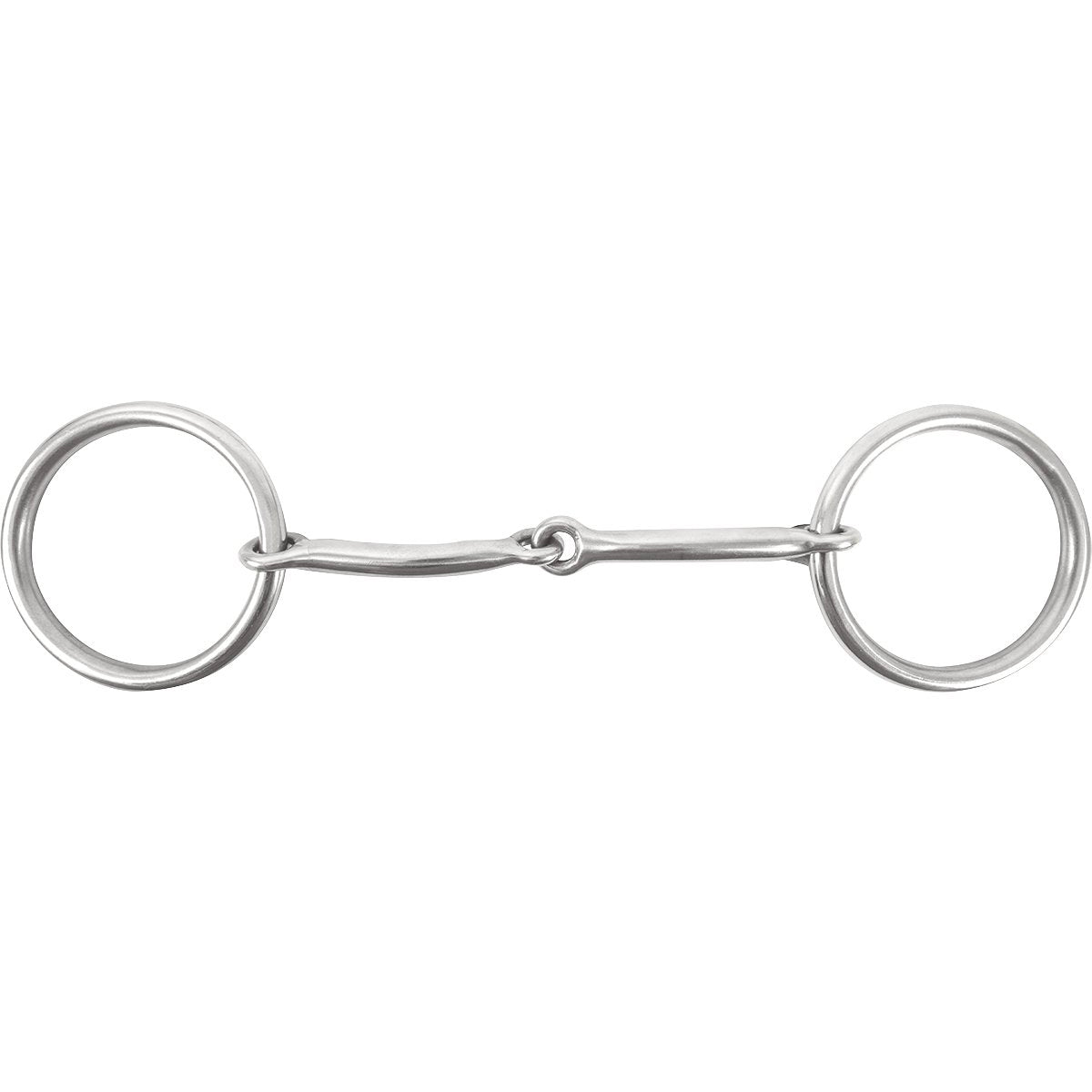 Classic Equine Stainless Steel Smooth O Ring Snaffle Bit