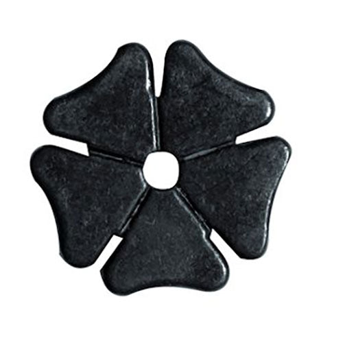 Metalab Black Steel Cloverleaf Rowels 1 3/8"- Pair