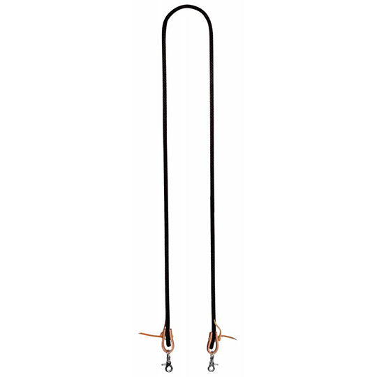 Professional's Choice Poly Rope Barrel Reins- Black