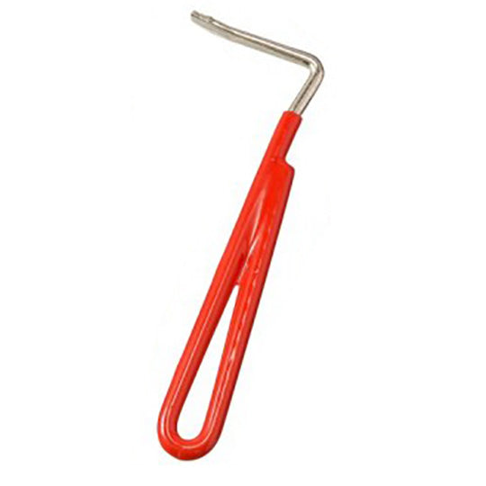 Tough 1 Hoof Pick with Red Vinyl Coated Handle