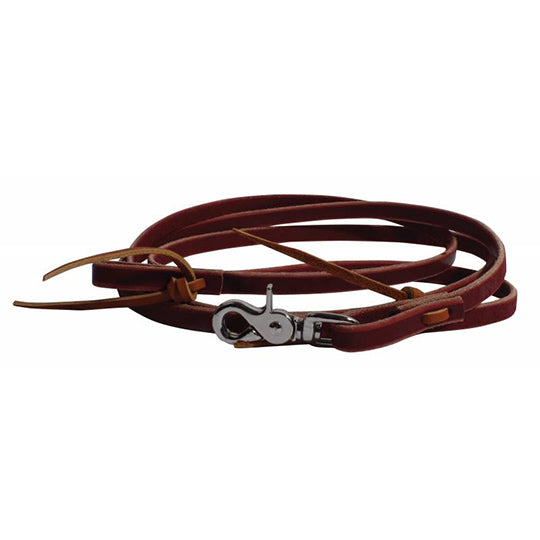 Professional's Choice 5/8" Latigo Roping Reins with Waterloops – Coolhorse