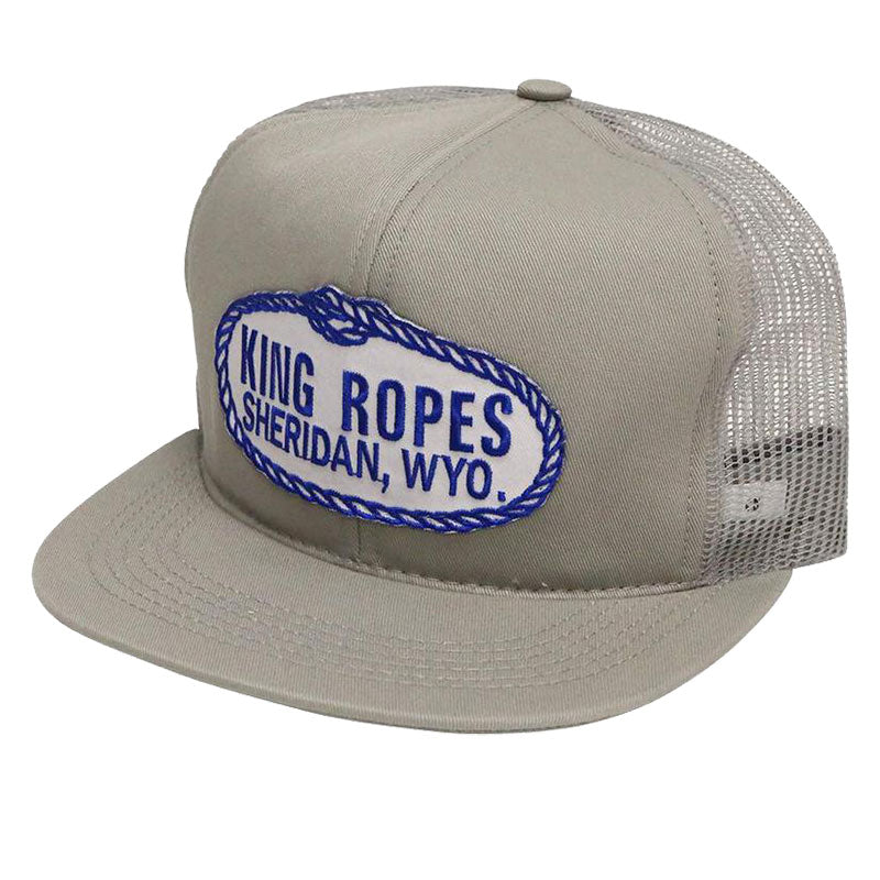 King Ropes Grey Mesh Trucker Cap