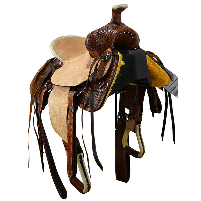 New! 12" Lincoln Youth Roping Saddle