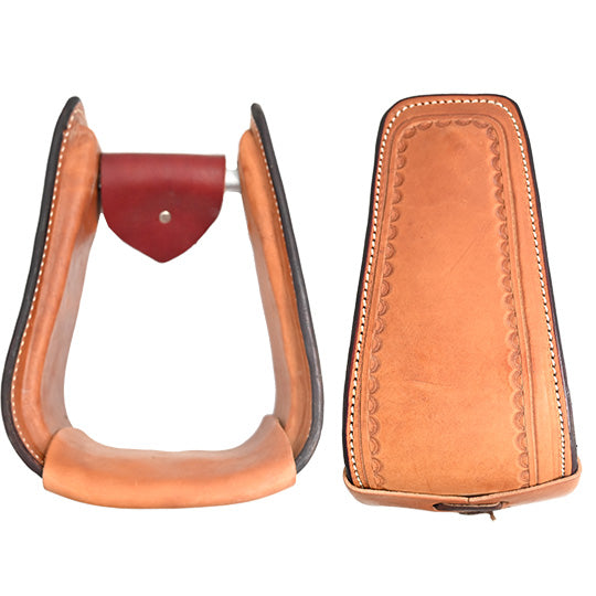 Scott Thomas Saddlery Slickout Stirrups with Camo Border
