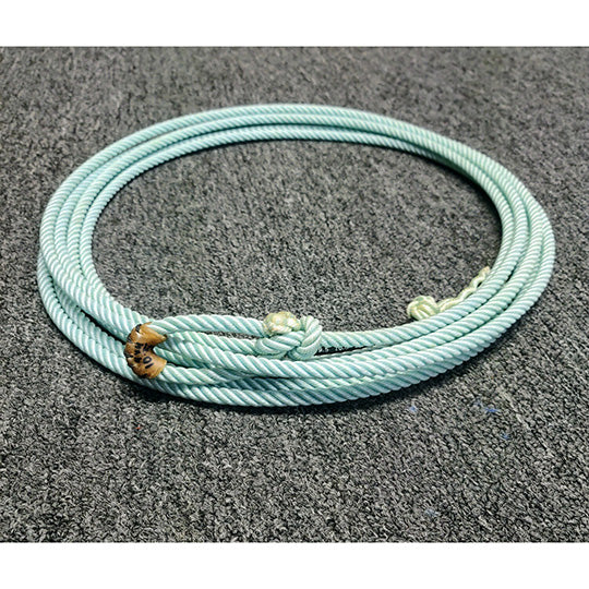 Willard Ropes 4 Strand Uoza Pro Poly Calf Rope- Light Blue